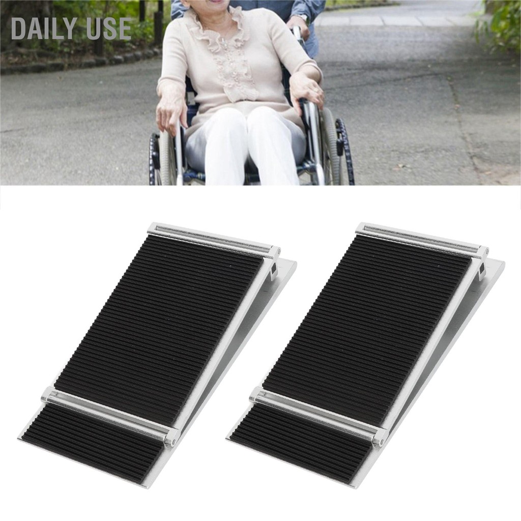 Daily Use 1 Pair Threshold Ramp Wheelchair Entry Aluminum Alloy ...