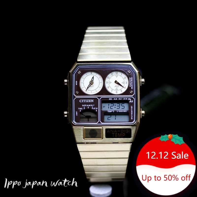 นาฬิกาข้อมือ Jdm Watch Citizen Ana-Digi Temp สีทอง Jg2103-72X 《A+》 | Shopee Thailand