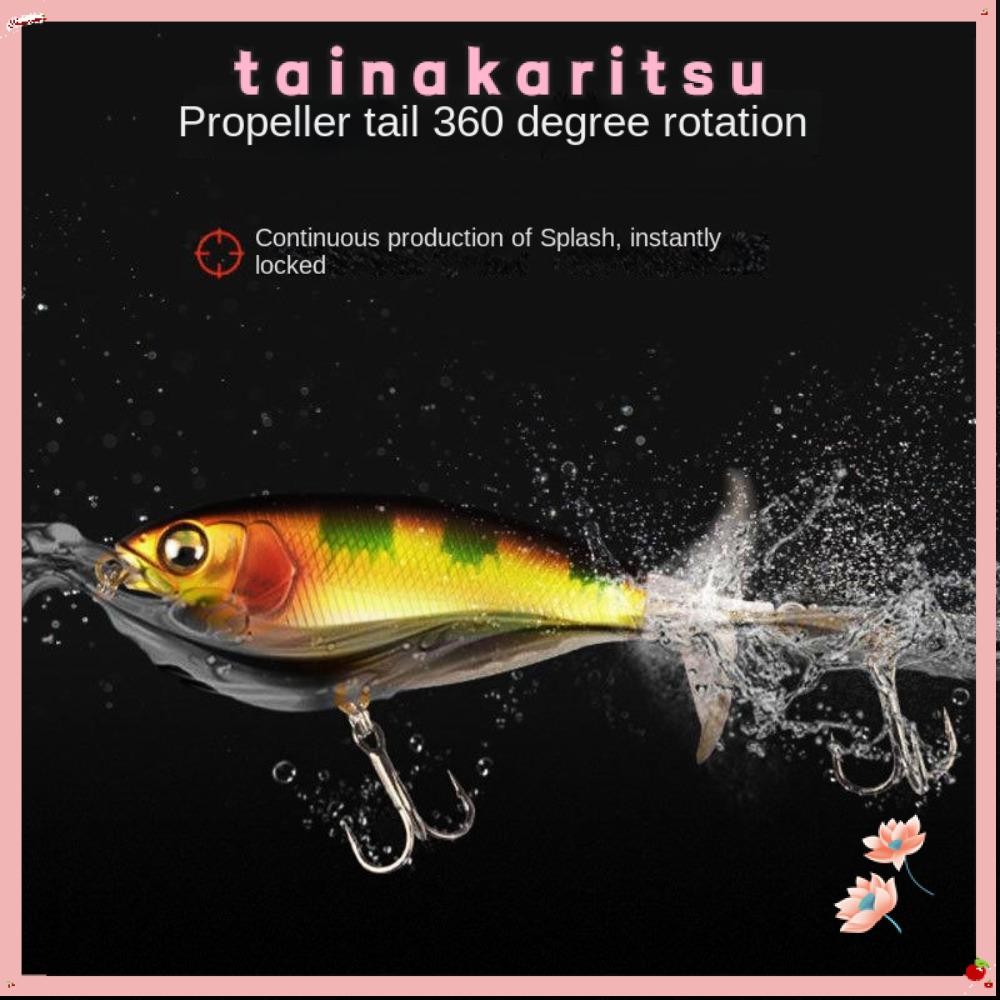 Tainakaritsu พื้นผิวเหยื่อ,ลอยหมุนหางใบพัดWorbler Lure, 2024 Popper ...