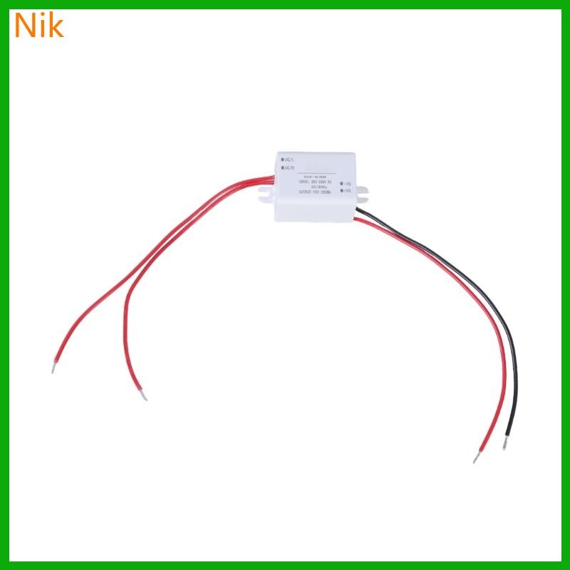 บ.ลค.ศ.ค. AC85V-265V to 12V 250mA Step-down Converter Efficent Power Supply Adapter สีขาว ๊ ...