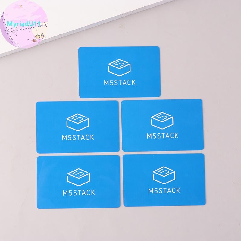 MyriadU 5 ชิ้น M5Stack การ์ด RFID วิทยุความถี่ Identification NFC แท็กอิเล็กทรอนิกส์ 13.56MHz ...