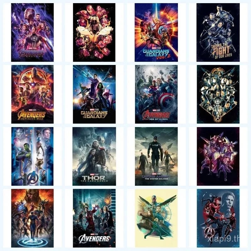 โปสเตอร์ภาพยนตร์ Avengers Infinity War ซูเปอร์ฮีโร่ Marvel การตกแต่ง ...