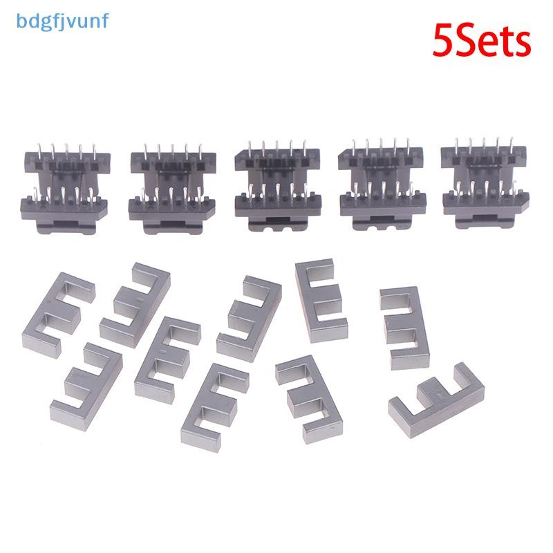 BDGF 5 ชุด EE19 5 พร้อม 5pin Transformer Bobbin PC40 Ferrite Core แนวตั้ง 10 Ferrite Halve และ 5 ...