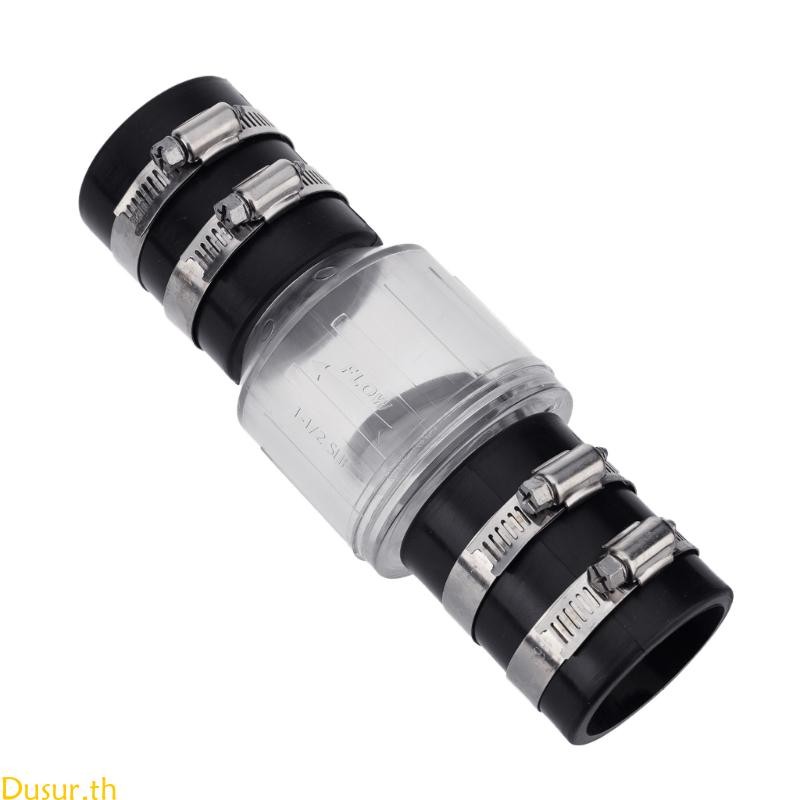 Dusur Sump ปั๊มตรวจสอบวาล์วพร้อมแคลมป์เหล็กไร้คราบสปริงโหลดพนัง ...