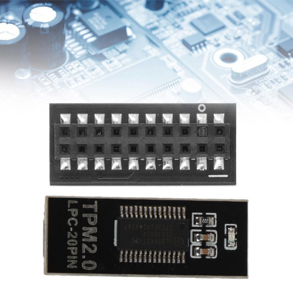 TPM 2.0 โมดูล LPC อินเทอร์เฟซ 20Pin รีโมท การ์ดการเข้ารหัสความปลอดภัย ...