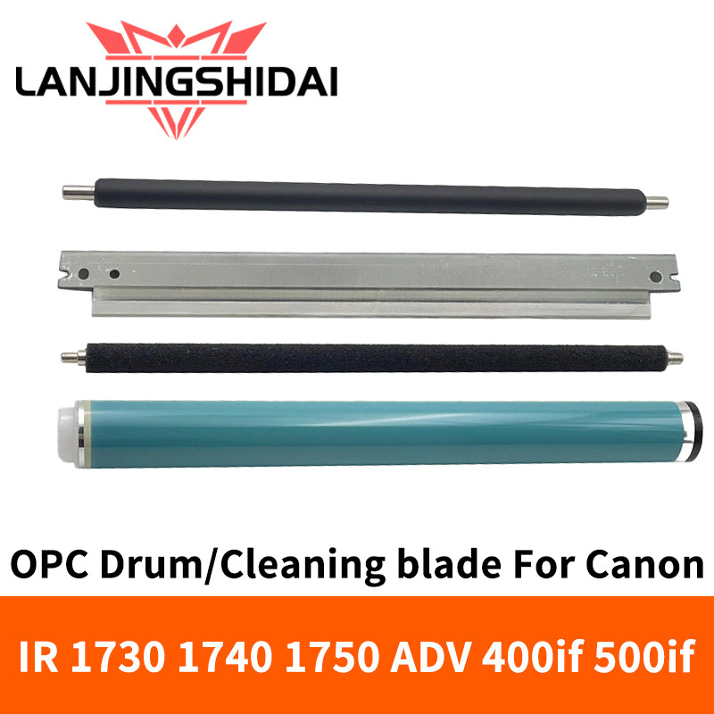 Opc กลองสําหรับ Canon IR 1730 1740 1750 ADV 400if 500if กลองทําความสะอาดใบมีด PCR หลัก Charger ...