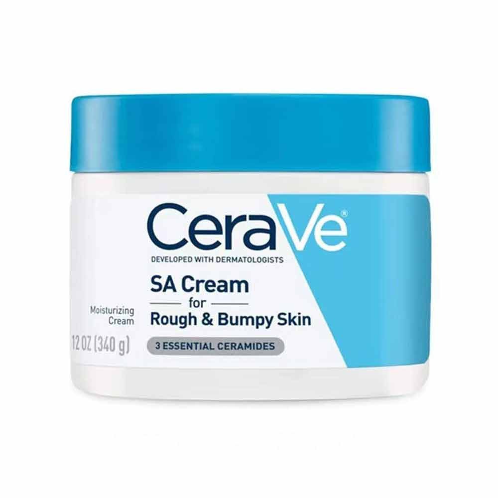 Cerave SA Smoothing Moisturiser Cream 3 Ceramides for Dry, Rough ...