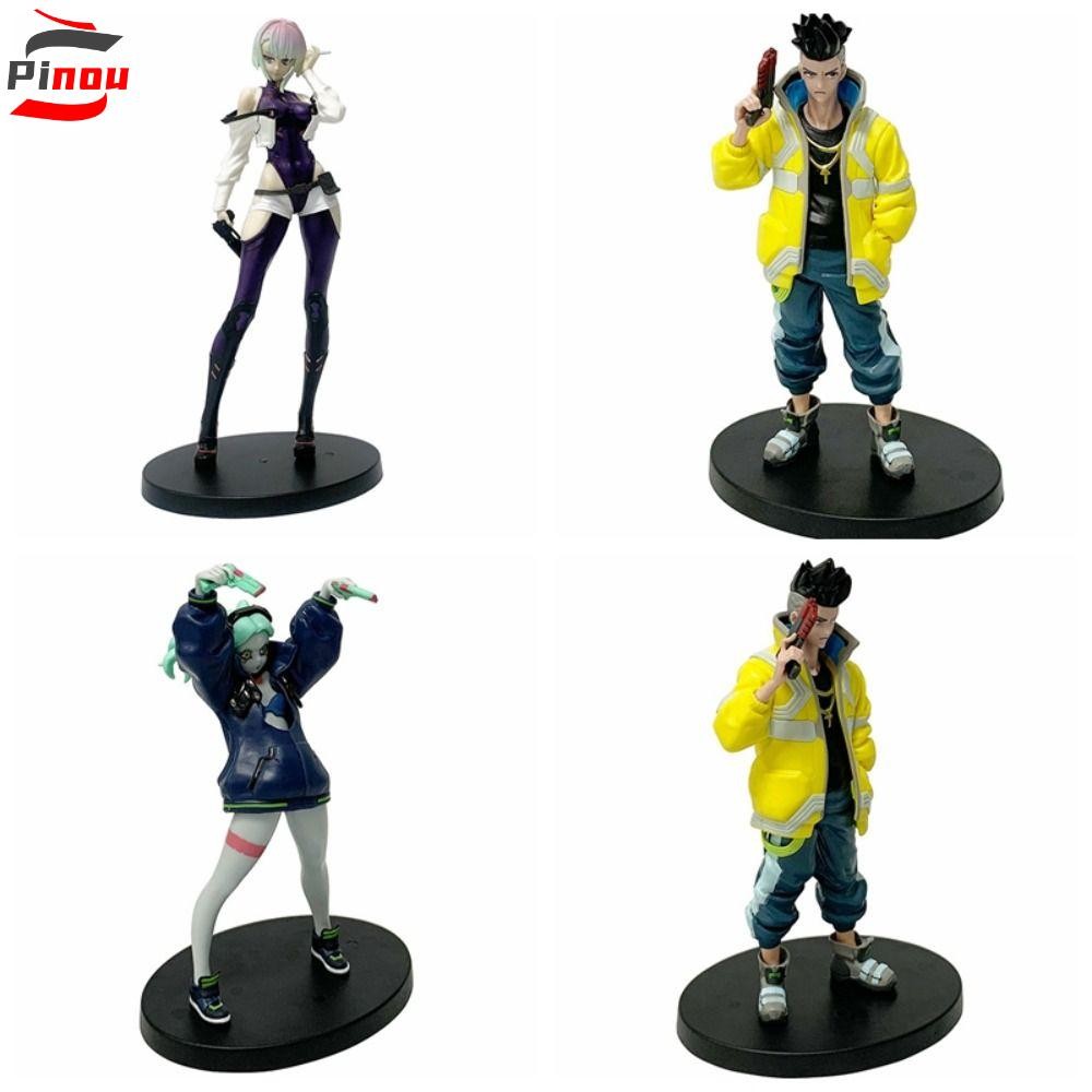 PINOU Edgerunners Rebecca, PVC Doll Hot Anime Cyberpunk Action Figure ...
