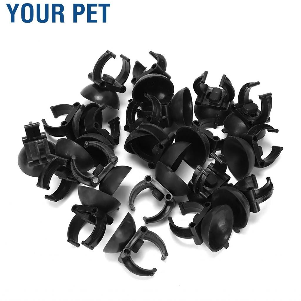 Your Pet 20pcs พิพิธภัณฑ์สัตว์น้ำอุ่นคลิปถังปลาดูดถ้วยท่อลมท่อท่อใหม่ ...