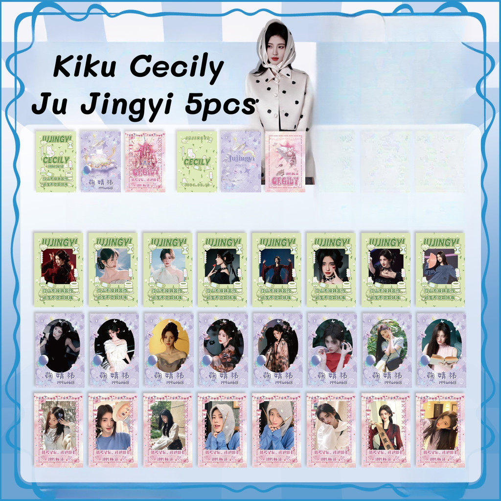 5-6 ชิ้นละครจีน Actor Rosy Zhao Lusi การ์ด Lomo Bai Lu Esther YU Shuxin ...