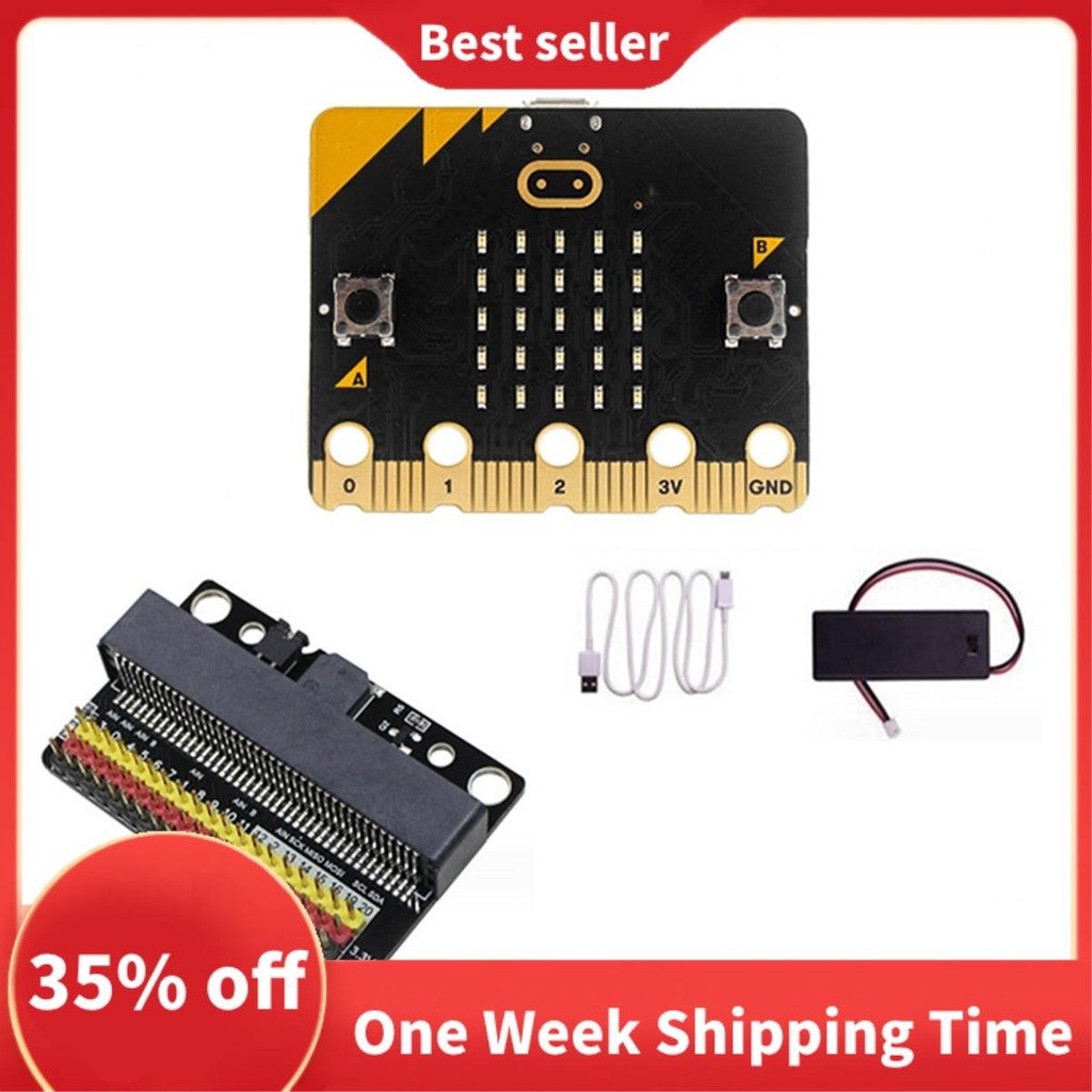 Bbc Microbit V2.0 เมนบอร์ดบทนําสู่การเขียนโปรแกรมกราฟิกใน Python โปรแกรมเรียนรู้ Development ...