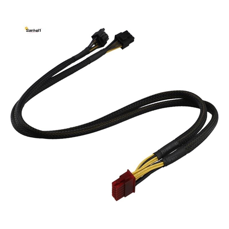 สายไฟ 12Pin to Dual PCI-E 8Pin (6+2Pin) สําหรับ PSU แบบโมดูลาร์ ...