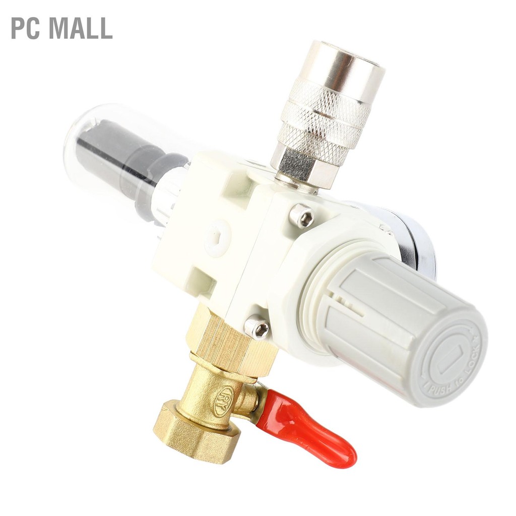 PC Mall Auto Drain Air Line Filter 1/2in NPT Inlet Compressor Moisture ...