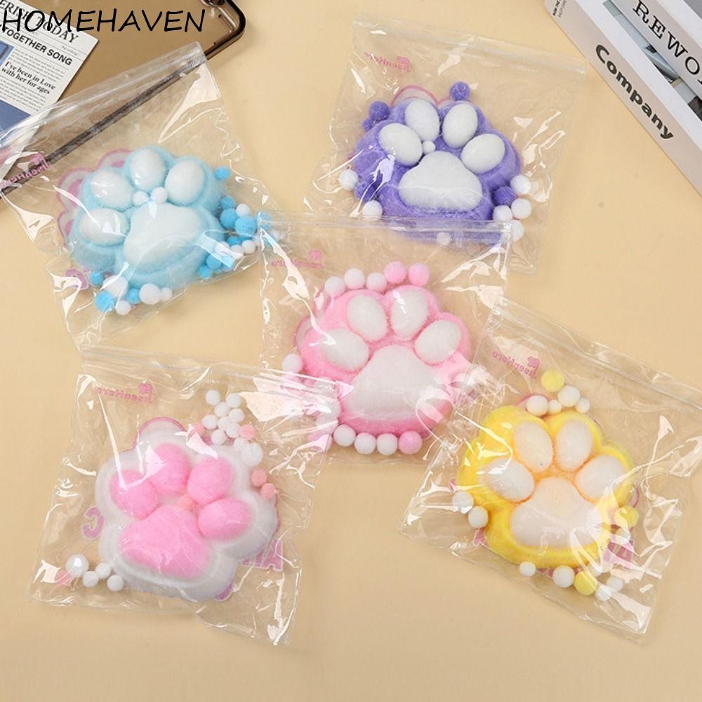 Homehaven การ์ตูน Fidget ของเล่น, นวดช้า Rebound Cat Paw Squeeze ของ ...