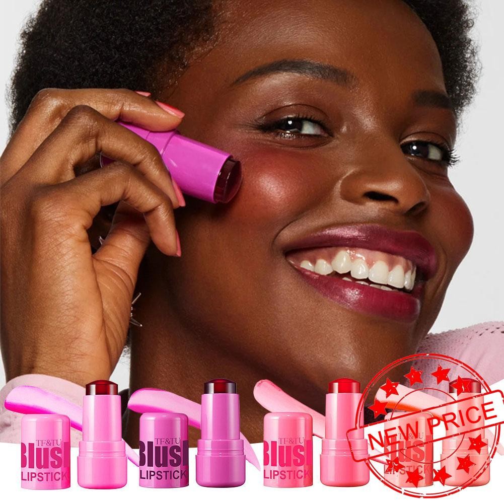Jelly Blush Red Stick Cheek Tint Stick Moisturizing Cream Lasting Blush ...