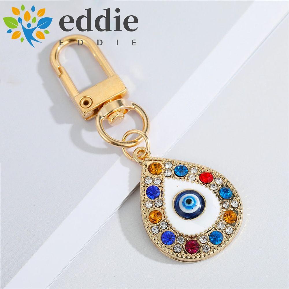 Edie Hamsa พวงกุญแจมือ Key Ring Holder ของขวัญเพื่อน DIY Trinkets พวงกุญแจรถเครื่องประดับ Evil ...