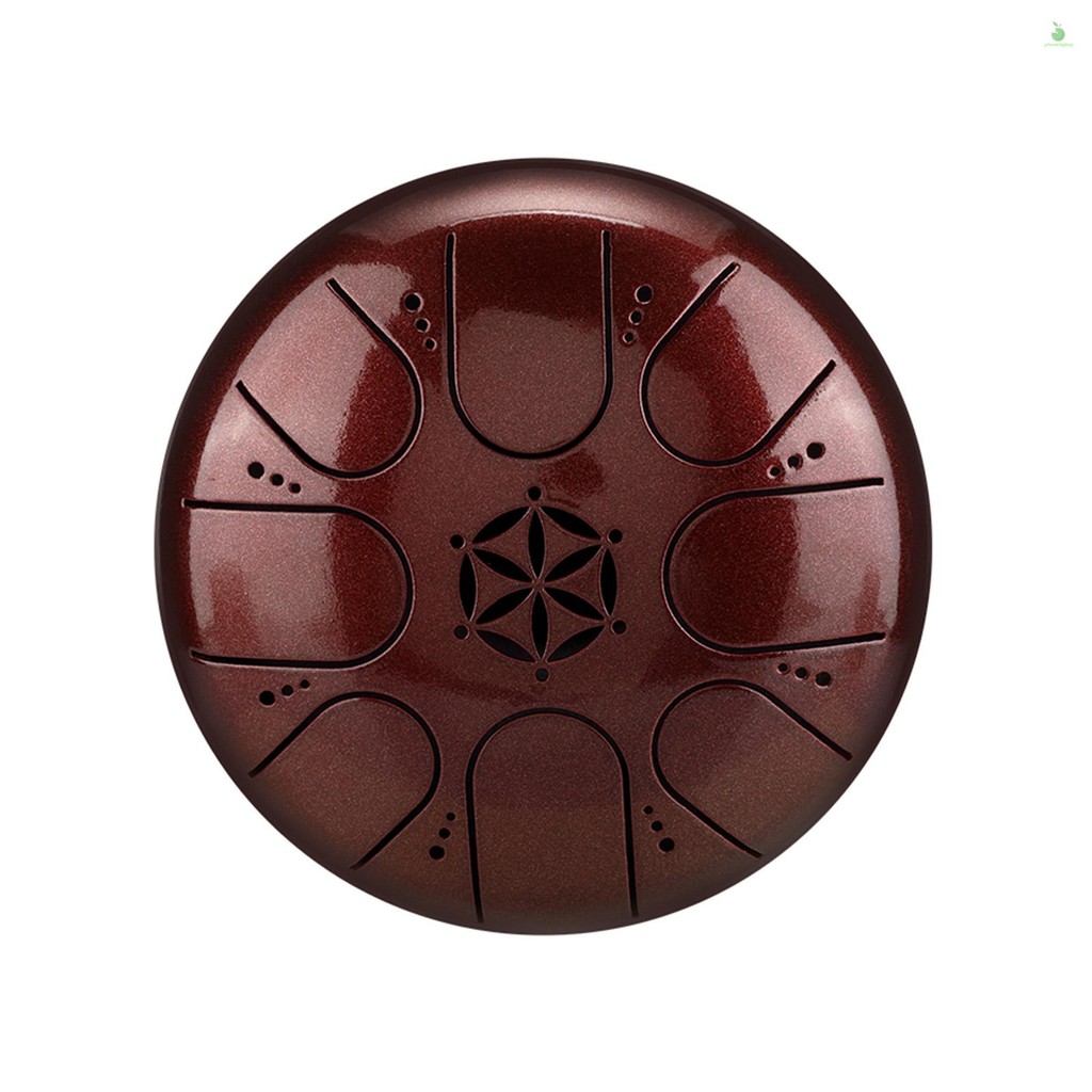 กลองลิ้นเหล็ก 5 นิ้ว 8 หมายเหตุ Handpan กลองกลอง Mallet Picks ...