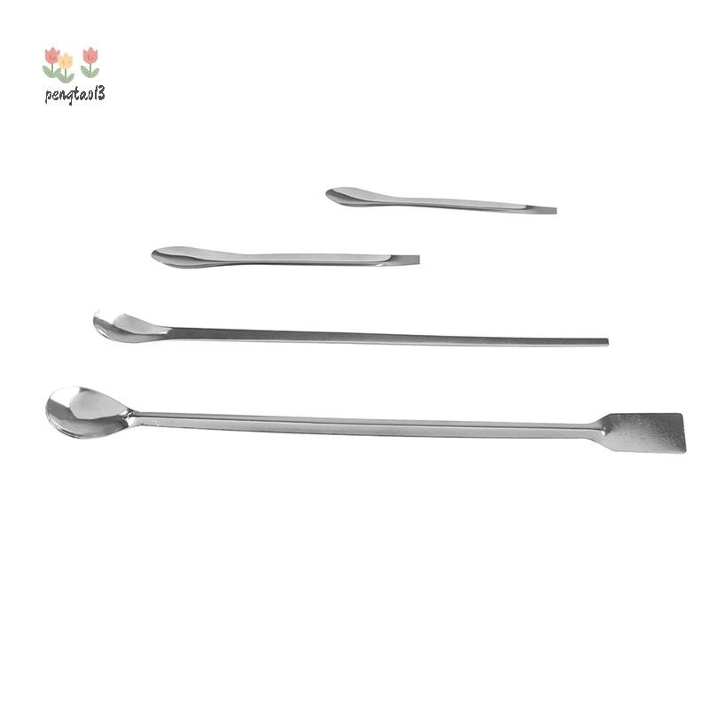 Pengtao13 สแตนเลส Lab Micro Spatula ยาช้อน Scoop Shovel Pharmacy ใหม่ ...