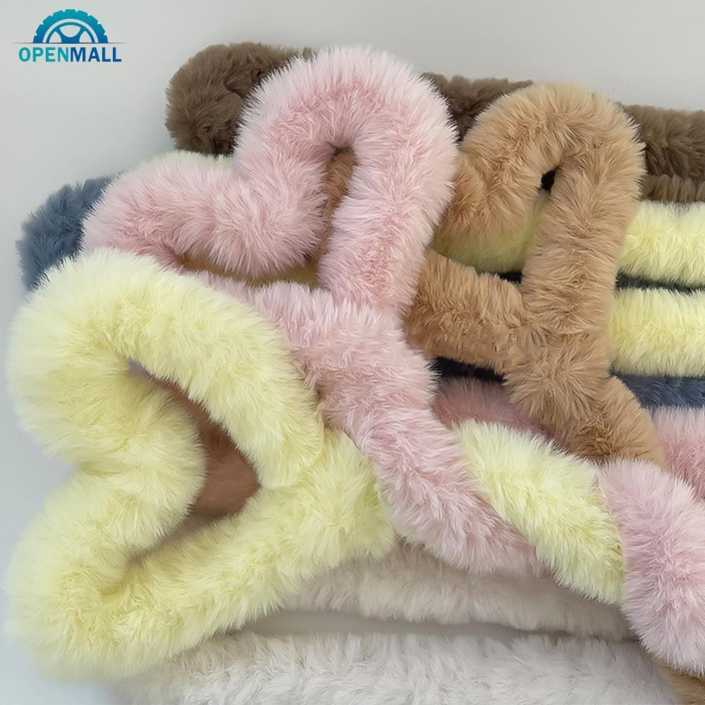 OML 40 มม.หนาแน่นพิเศษกระต่ายผมบิด Stick DIY วัสดุแพคเกจหนา Plush Strip ...