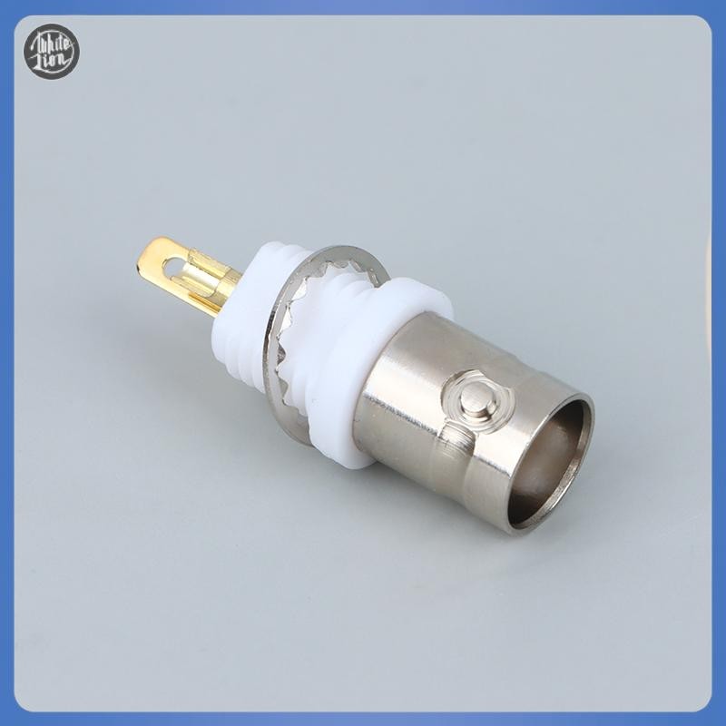 WL| BNC-50KY ฉนวนกาวสีขาว BNC ซ็อกเก็ตหัวหญิงแผงเชื่อม BNC หญิงหัวเชื่อมต่อใหม่ | Shopee Thailand