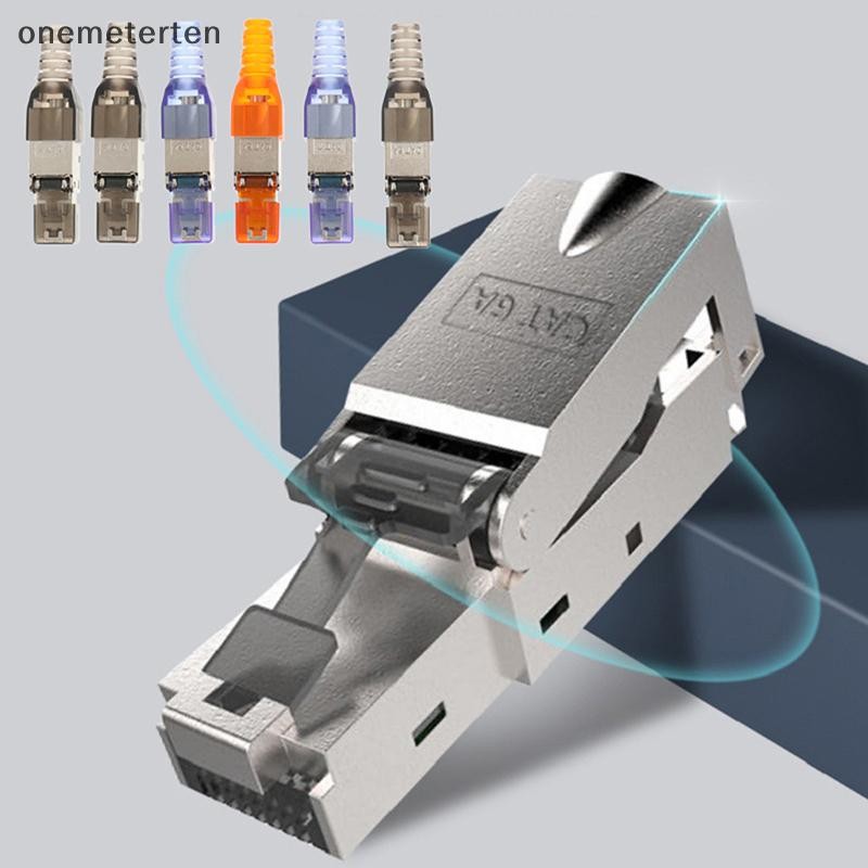 Rten Cat6A/7/8 โล่คริสตัลหัว Ftp Rj45 Connector โมดูลโลหะเครื่องมือฟรี ...