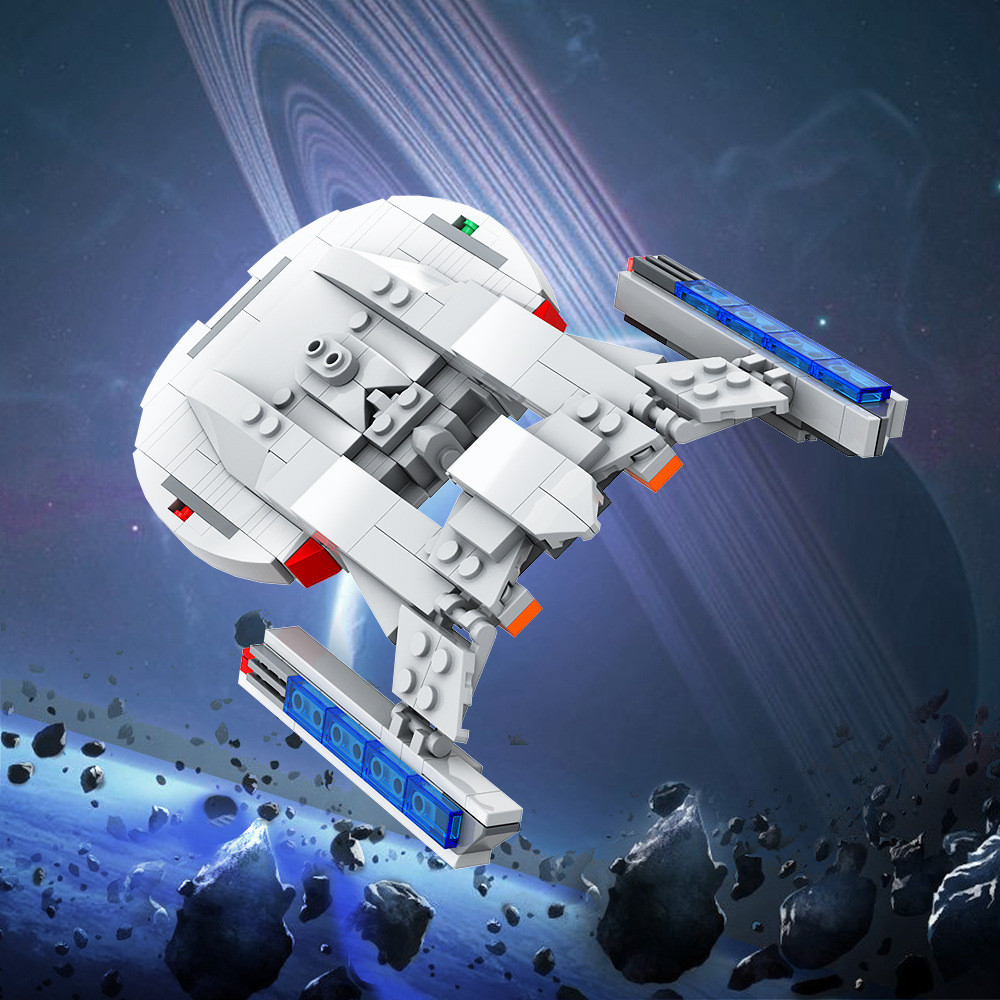 Star Trek Akira Class spacecraft รุ่น Building Blocks ประกอบของเล่น ...