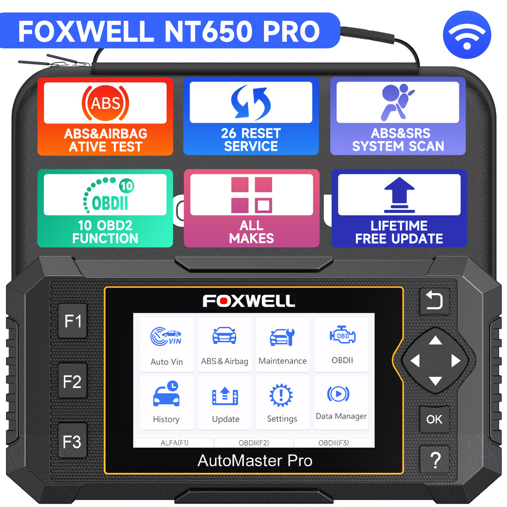 Foxwell NT650 Pro เครื่องสแกนเนอร์ AUTOVIN เครื่องวินิจฉัยรถยนต์ ...