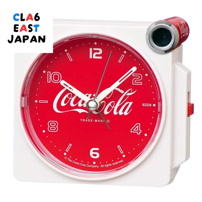 Seiko clock, alarm clock, desk clock, Coca-Cola, analog, RAIDEN AC607A ...