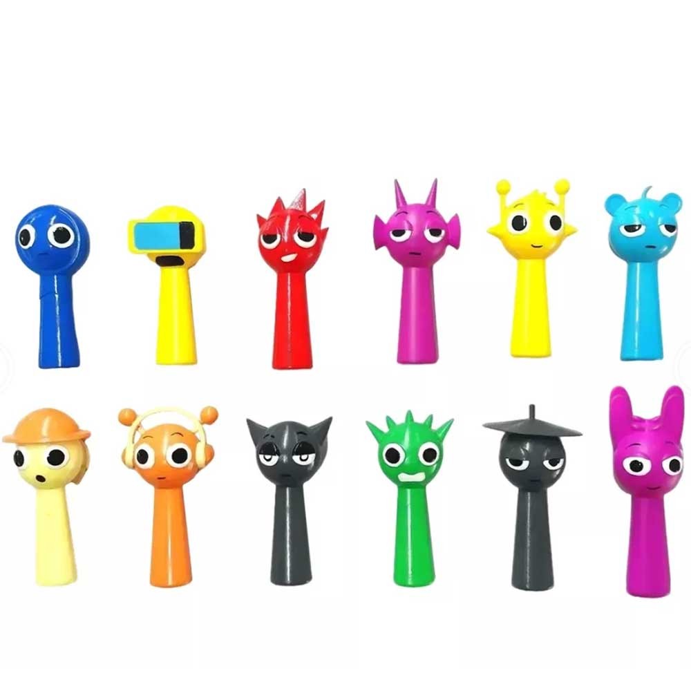 12PC Sprunki Rhythm Box Game Action Toy Game Action Figures Toys ...