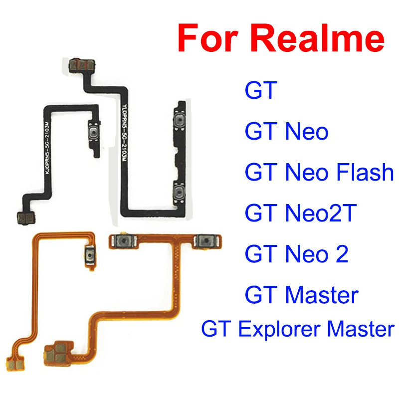ปุ่มปรับระดับเสียงสำหรับ realme GT NEO NEO 2 2T GT Master Explorer 5g ...