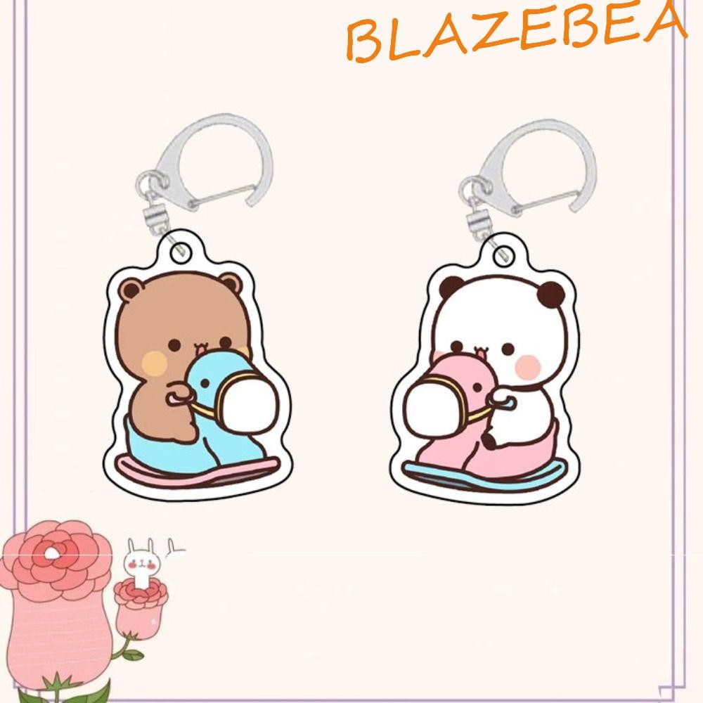 Blazebea Bubu Dudu พวงกุญแจ, การ์ตูนหวานการ์ตูน Bubu Dudu Key Chain, Charm พวงกุญแจ Kawaii อะคร ...