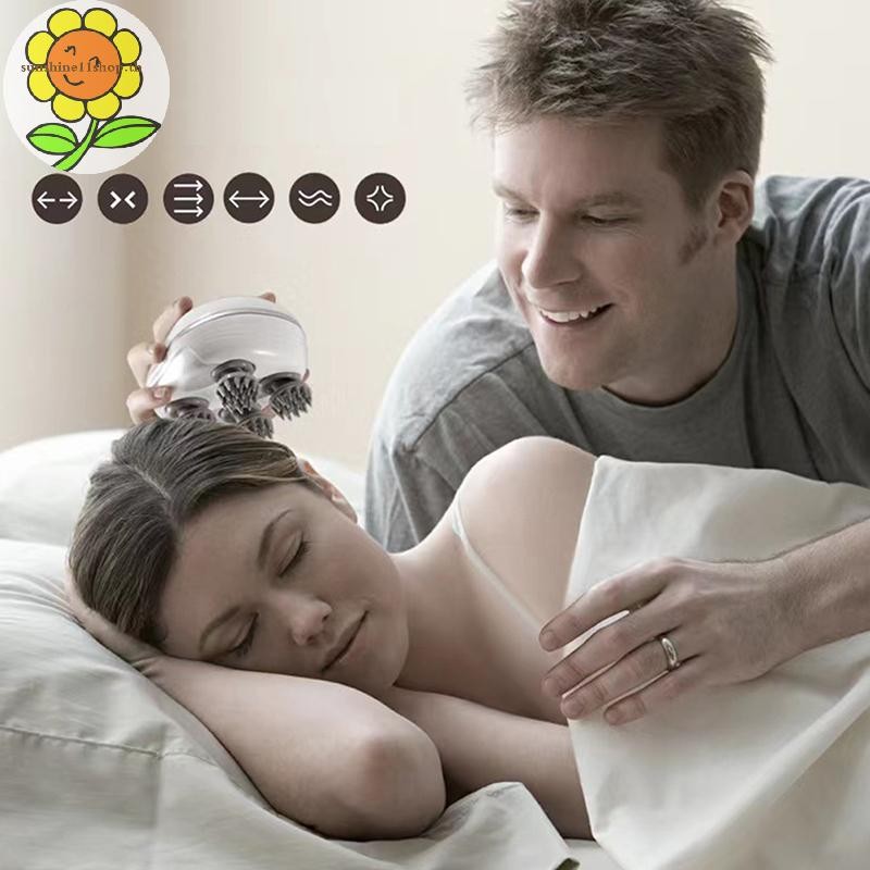 SUNSHOP Octopus เครื่องนวดไฟฟ้าแมว Body Massager Health Care ผ่อนคลายไหล่คอหัวนวดหนังศีรษะ ...