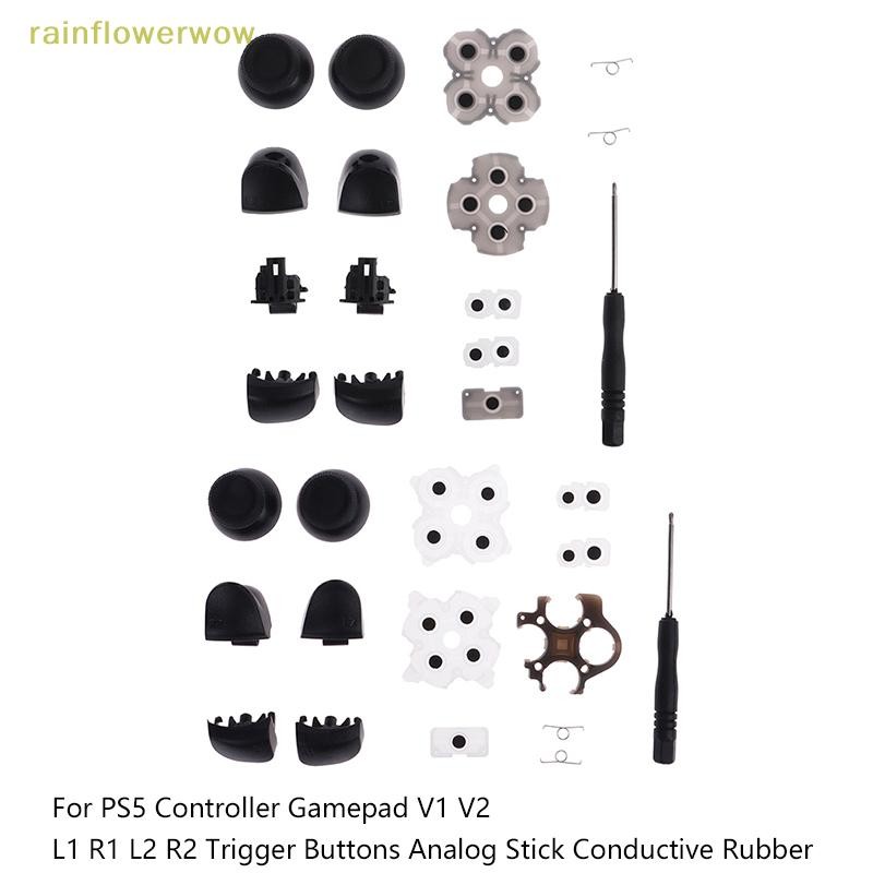 C & B 1 ชุด L1 R1 L2 R2 ปุ่มทริกเกอร์ Analog Stick Conductive ยางซ่อม ...