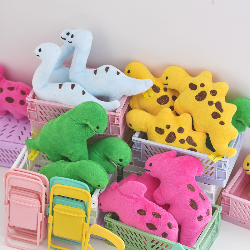 ของเล่นสุนัข Ins ไดโนเสาร์ลูกสุนัขของเล่น Mini Plush Marzis Yorkshire ...