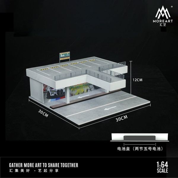 Moreart 1:64 Double Layered Fence Outdoor Packing lot. | Shopee Thailand