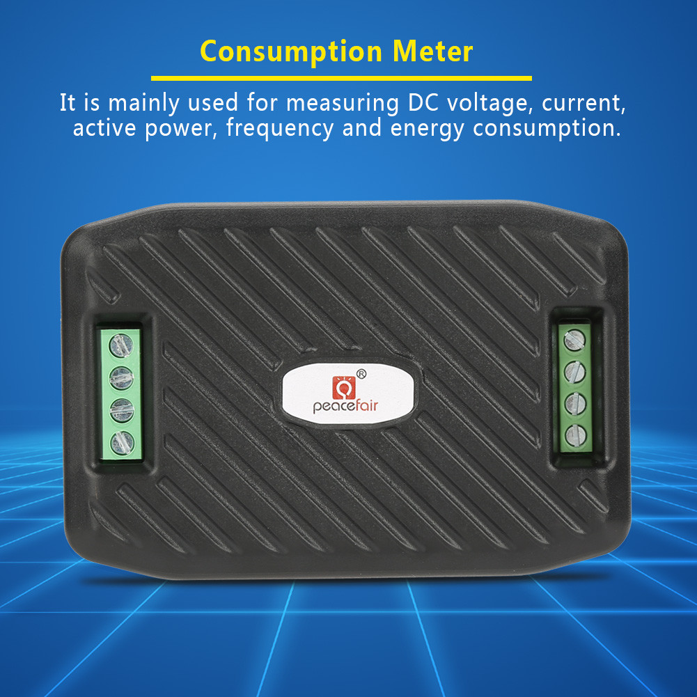 PZEM-017 DC แรงดันไฟฟ้า AMP วัตต์โมดูลเครื่องวัดการใช้พลังงาน CAD ...