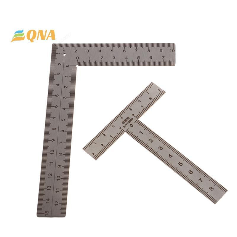 [QNA] Mini T/L Square Ruler วัดเค้าโครงเครื่องมือสแตนเลสไม้บรรทัดมุมขวา ...