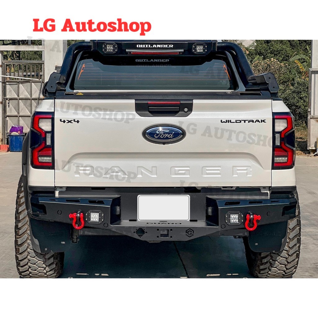 (Guard Rear bumper) กันชนท้ายการ์ด กันชนท้ายเสริม Outlander 4X4 offload ...