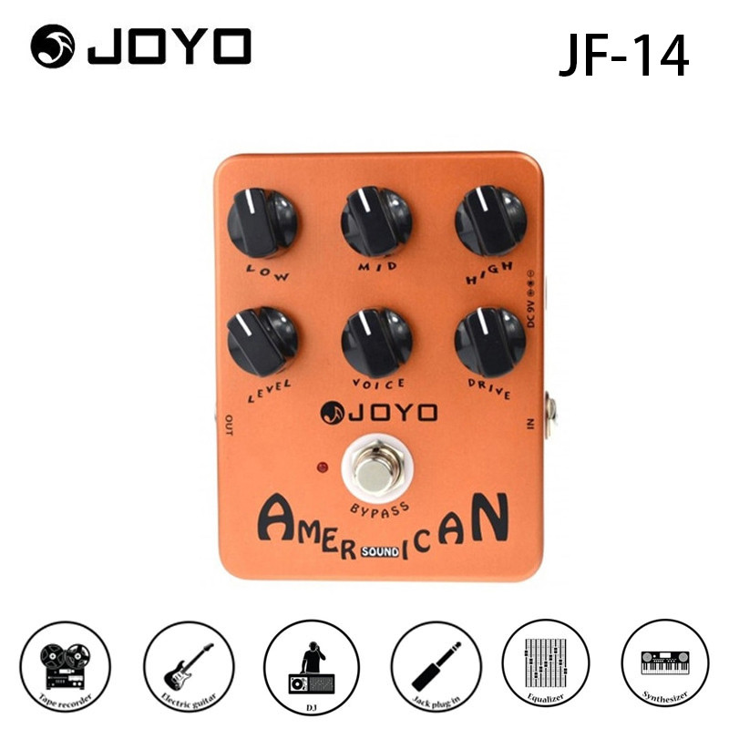 JOYO JF-14 เสียงอเมริกันกีตาร์ Amp Simulator Effect Pedal JF14 | Shopee ...