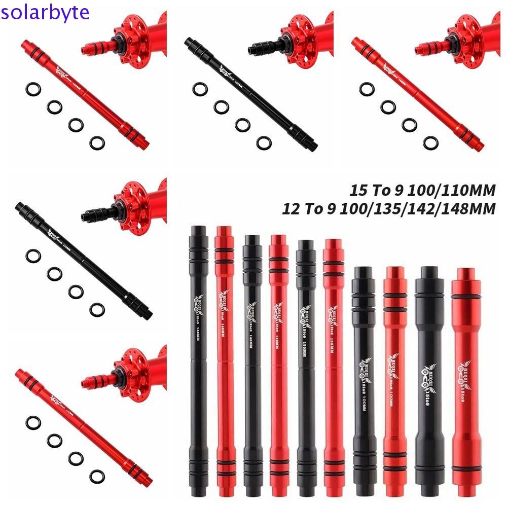 SOLARBYTE จักรยานเพลา Hub, 12/15 ถึง 9 อลูมิเนียมอัลลอยด์ Conversion Shaft 12/15 ถึง 9, Barrel ...