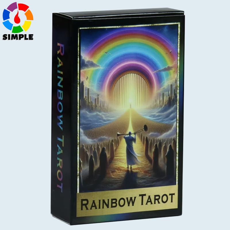 Rainbow Tarot Deck About 10X6cm Cards Games | Shopee Thailand