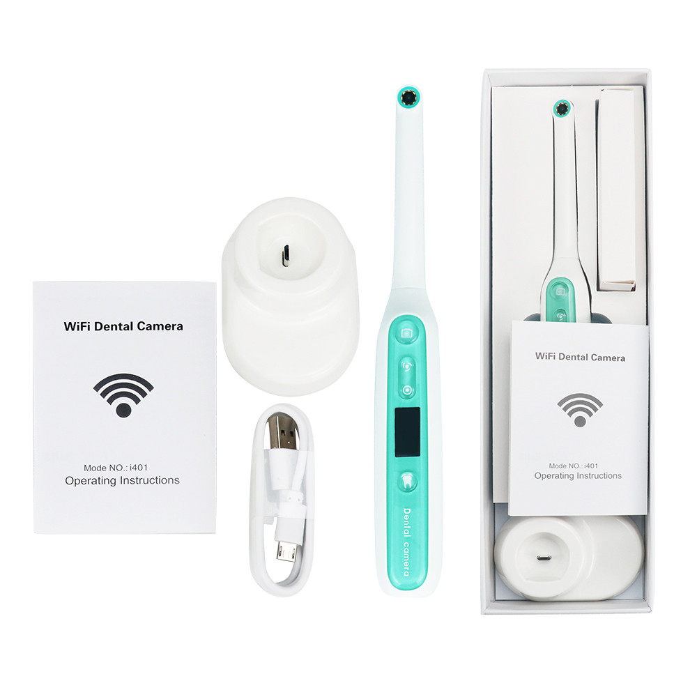 ไร้สาย Wifi Oral Dental Endoscope 8 ไฟ LEDs กล้อง Intraoral วิดีโอ HD สําหรับ IOS Android การ ...
