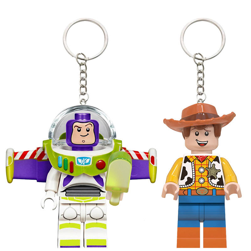 พวงกุญแจ ใช้งานร่วมกับ Lego Toy Story Buzz Lightyear Building Block Man ...