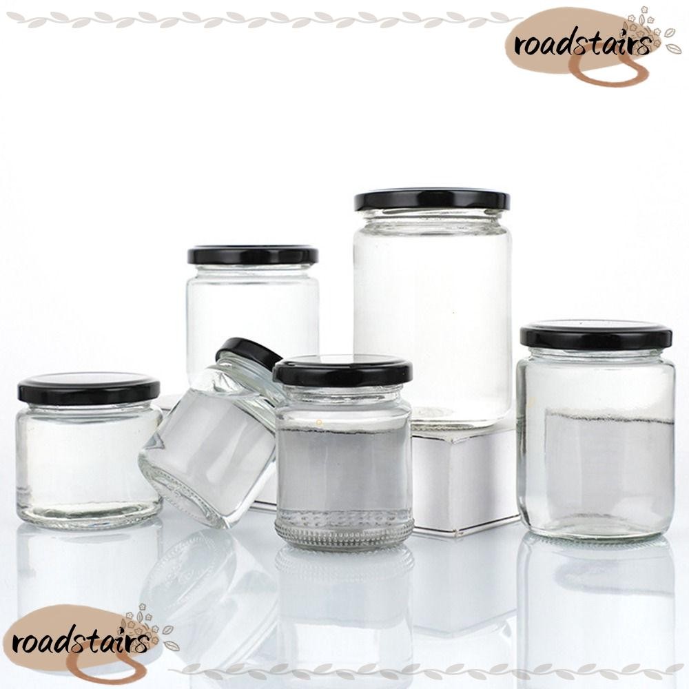 ROADSTAIRS 1 ชิ้น Mason Jar, Round Kitchen Glass Jar, Mini Food Storage 100ml 150ml 195ml 240ml ...