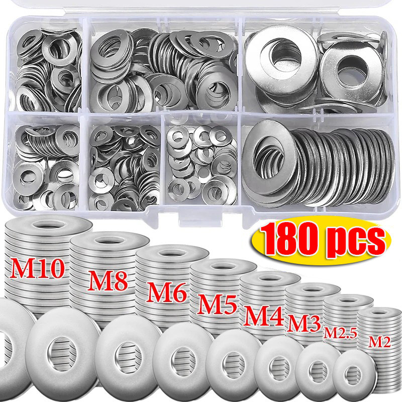 M2 M2.5 M3 M4 M5 M6 M8 StainlesSteel ปรับปะเก็น Shim - เครื่องซักผ้าแบบ ...