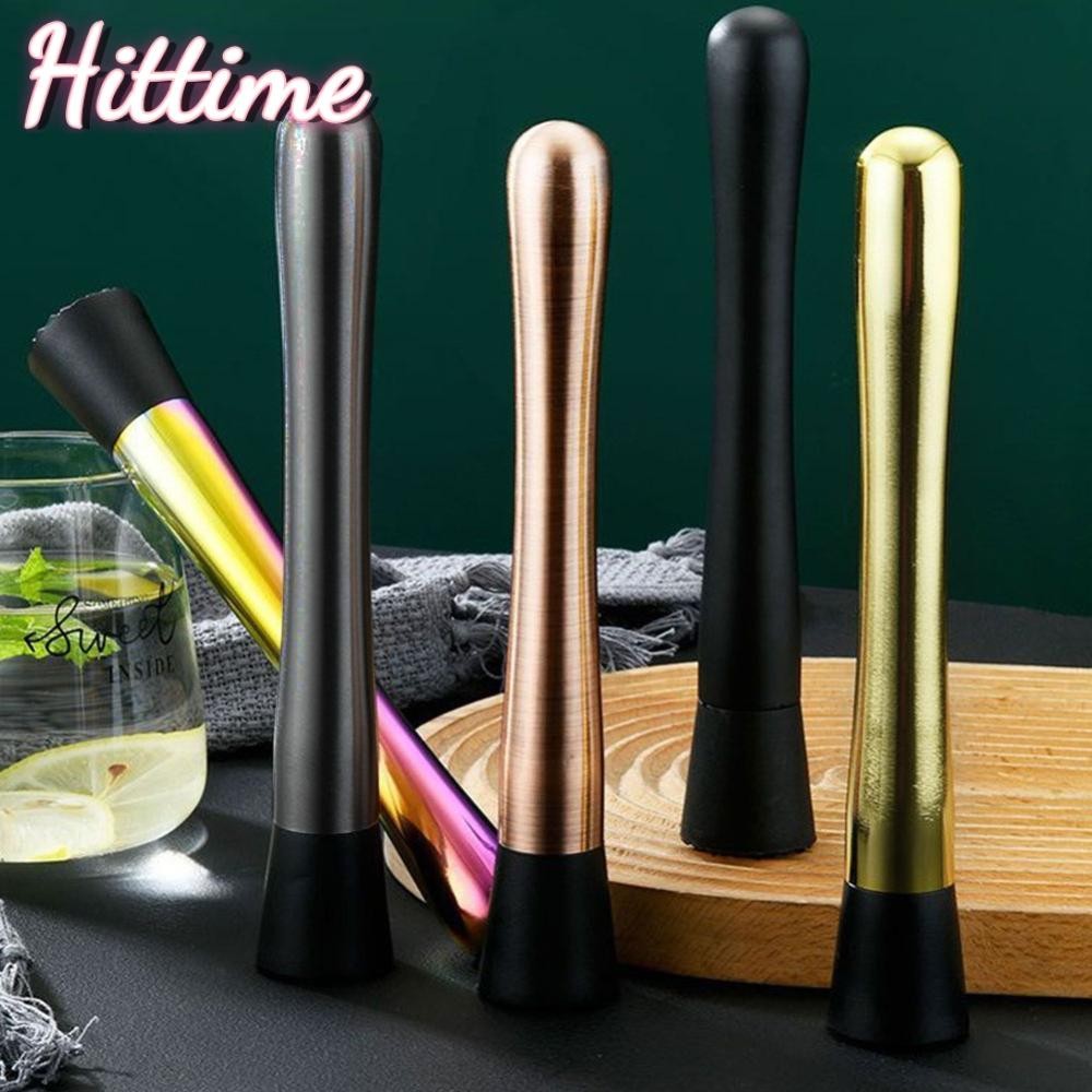 Hittime 20.5 ซม.มัลติฟังก์ชั่ 201 สแตนเลสบดค้อนน้ําแข็งบด Popsicle Sticks ค็อกเทล Ice Cube ผลไม้ ...