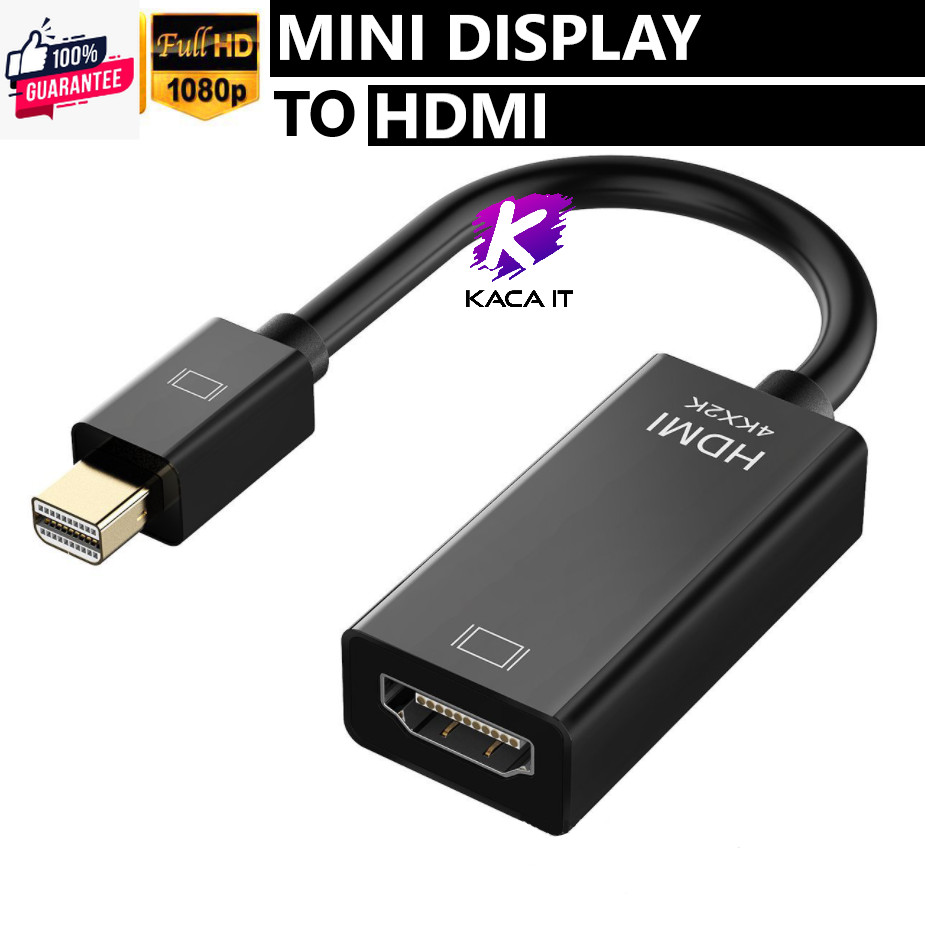 สาย Mini DP to HDM ,รองรั 2K 4K Gold Plated Mini DisplayPort ...