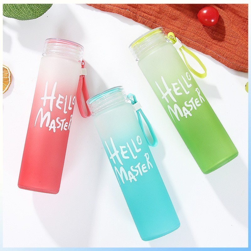 YTL ขวดน้ำ Hello Master ใส่ของร้อน-เย็น ขวดน้ำแก้วมีหูหิ้ว | Shopee Thailand
