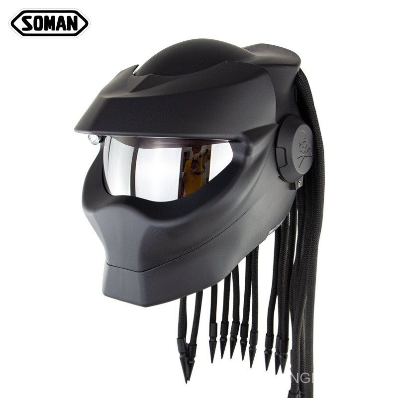 หมวกกันน็อคมอเตอร์ไซค์ Predator Retro Braid | Shopee Thailand