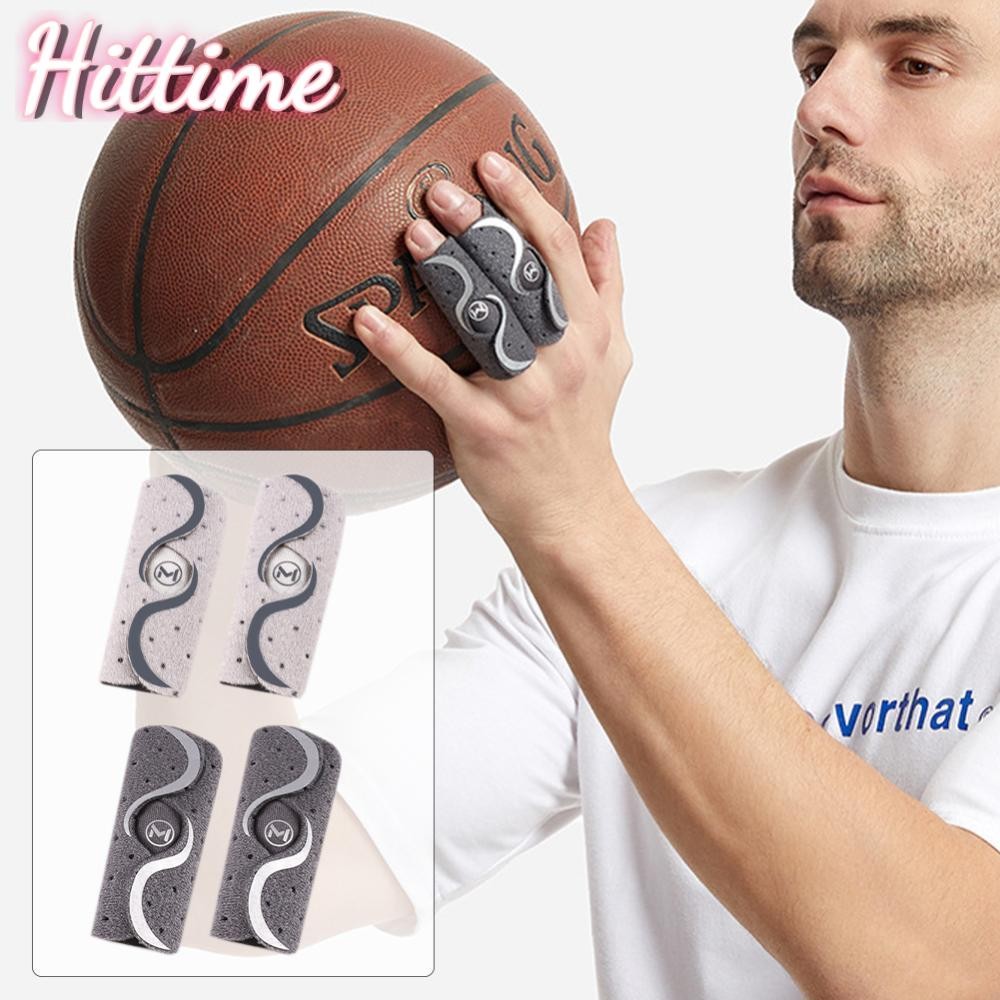 Hittime 1 PC Professional กีฬาป้องกันนิ้วมือคู่ฤดูใบไม้ผลิสนับสนุนเปิดสวมใส่ออกแบบบาสเกตบอล ...
